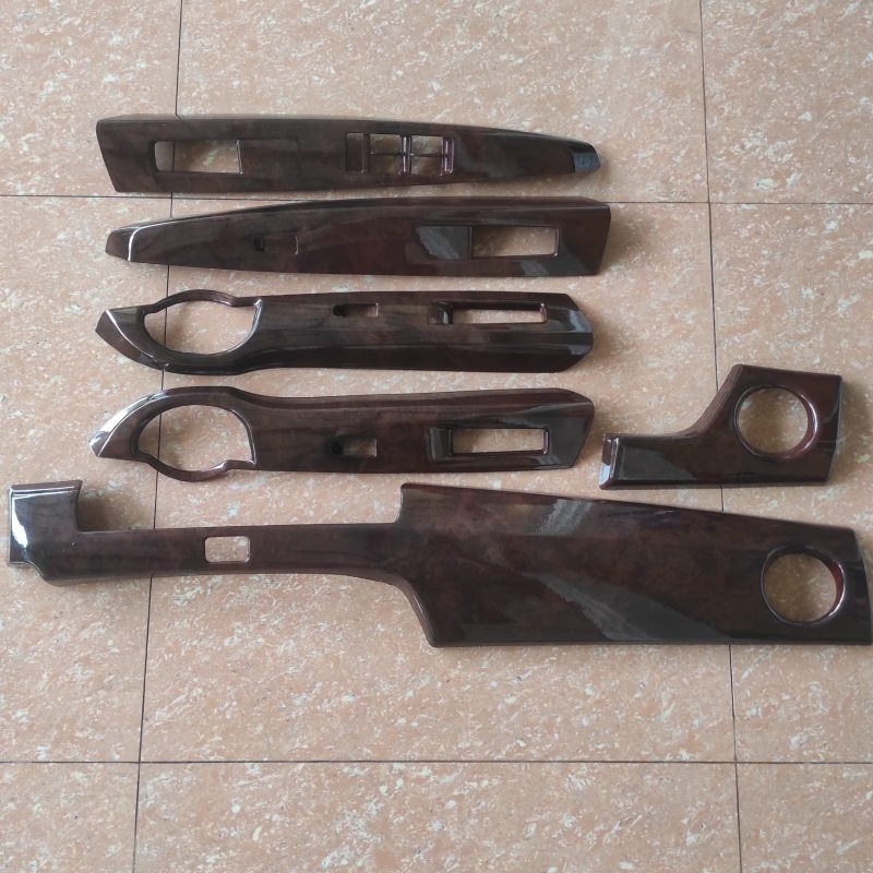 Jual Panel Dashboard/Interior Dalam model TEMPEL Motif Wood Mobil Calya ...