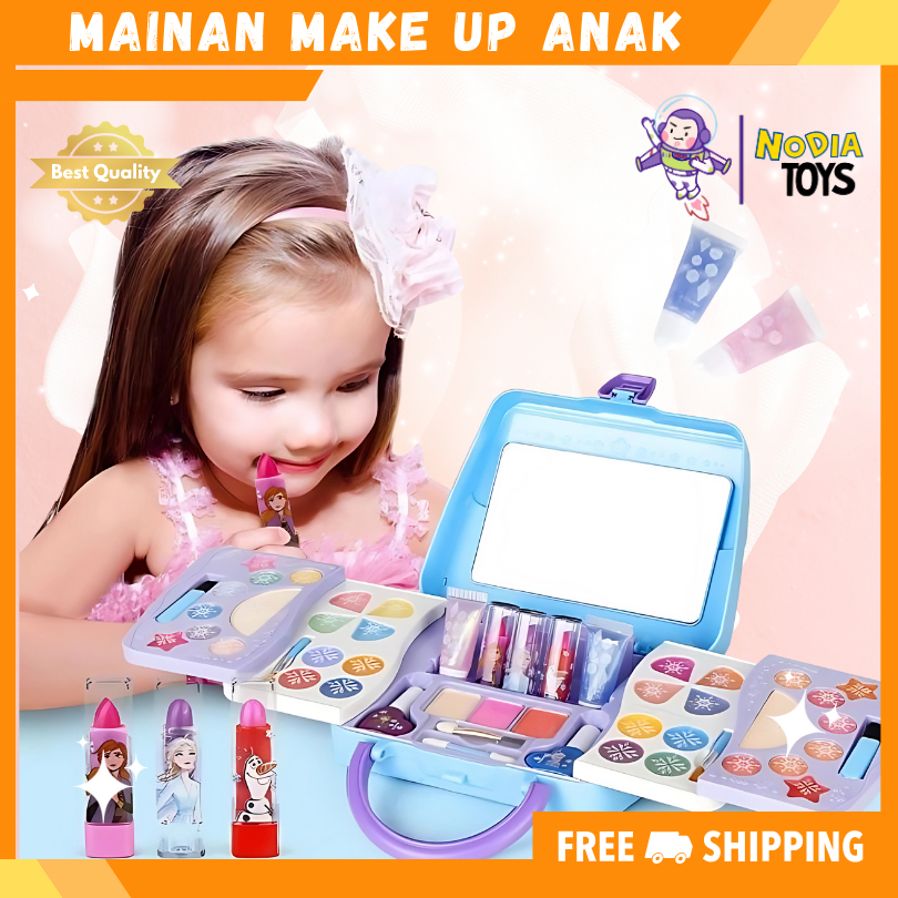 Jual 𝐍𝐨𝐝𝐢𝐚 𝐓𝐨𝐲𝐬 Mainan MakeUp Anak Perempuan Tidak Beracun Tas Kosmetik ...