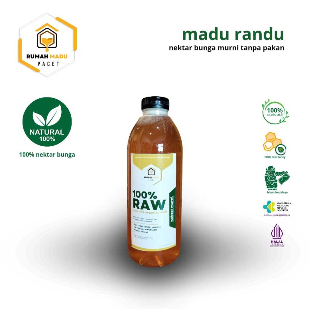 Jual Madu Randu Asli 1 Liter | Diet & Penyembuhan Infeksi Pencernaan ...