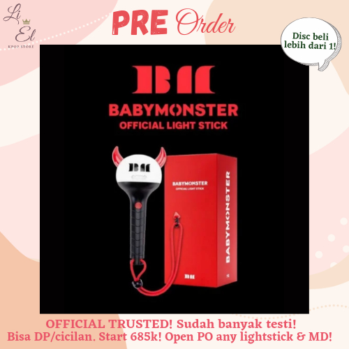 Jual Official BABYMONSTER Lightstick / Light stick Baemon Baby Monster ...