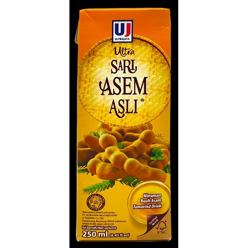 Jual ultra sari asem asli 250 ml 1 dus isi 24 | Shopee Indonesia