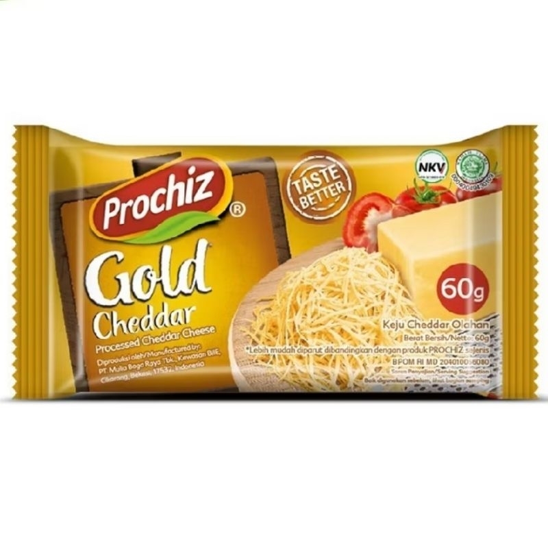 Jual PROCHIZ Gold Cheddar 60 gr | Shopee Indonesia