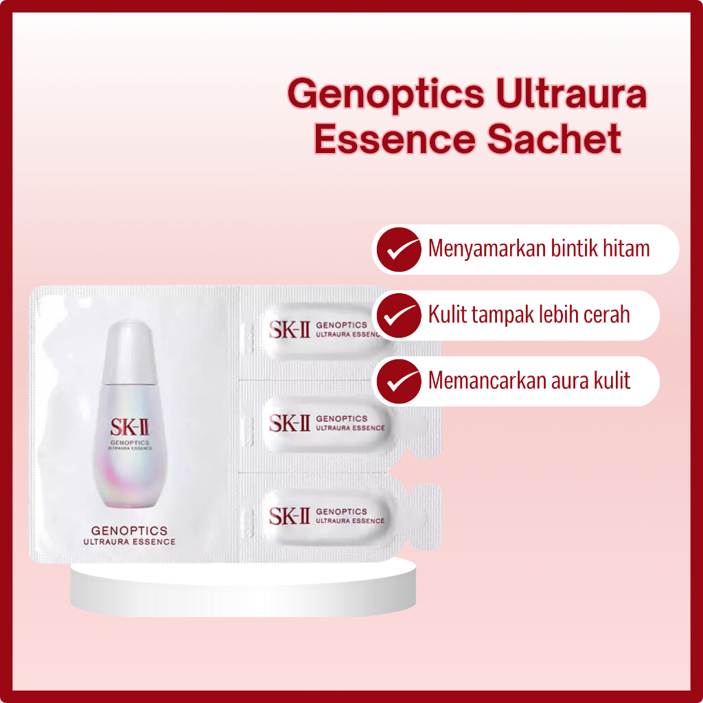 Jual SKII SK-II SK2 Genoptics Ultraura Essence Sachet - Ultra aura Sacher | Shopee Indonesia