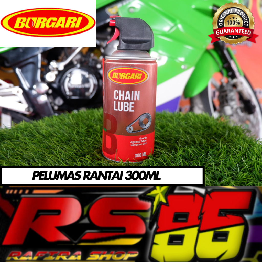 Jual Chain Lube Pelumas Minyak Rantai Gear Chainlube Burgari 300 ml ...