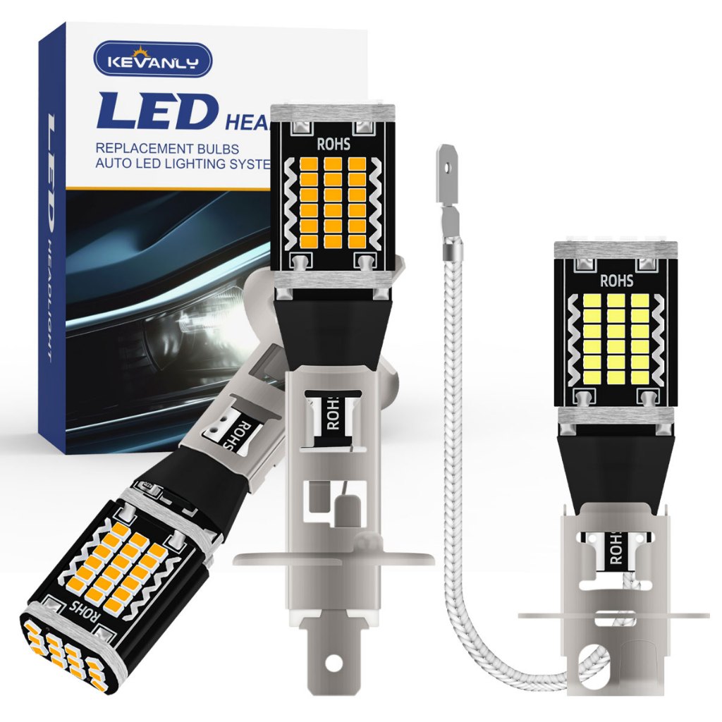 Jual 2 Buah H3 12V-24V Kit Lampu Depan LED CREE Ultra Putih 100W ...