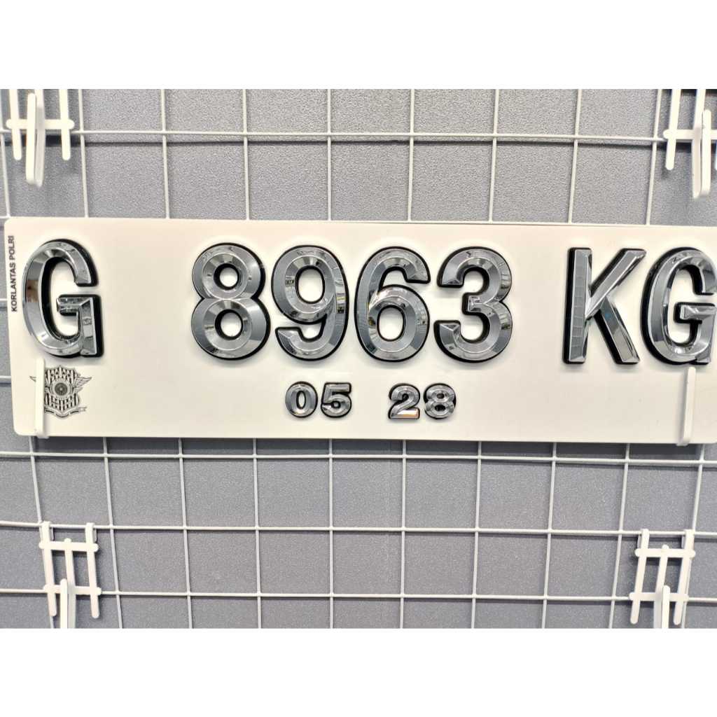 Jual PLAT MOBIL LANCIP CHROME LIST HITAM - UKURAN UNIVERSAL - FREE ...