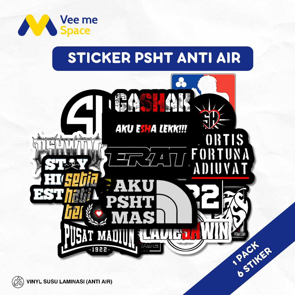 Jual [ISI 6 PCS] Stiker Pack Setia Hati | Stiker PSHT Keren | Sticker ...
