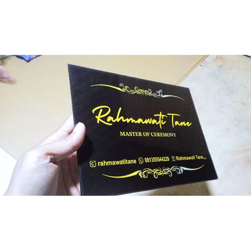 Jual AKRILIK CUE CARD MC MURAH PREMIUM CUSTOM WARNA UNTUK PEMBAWA ACARA ...