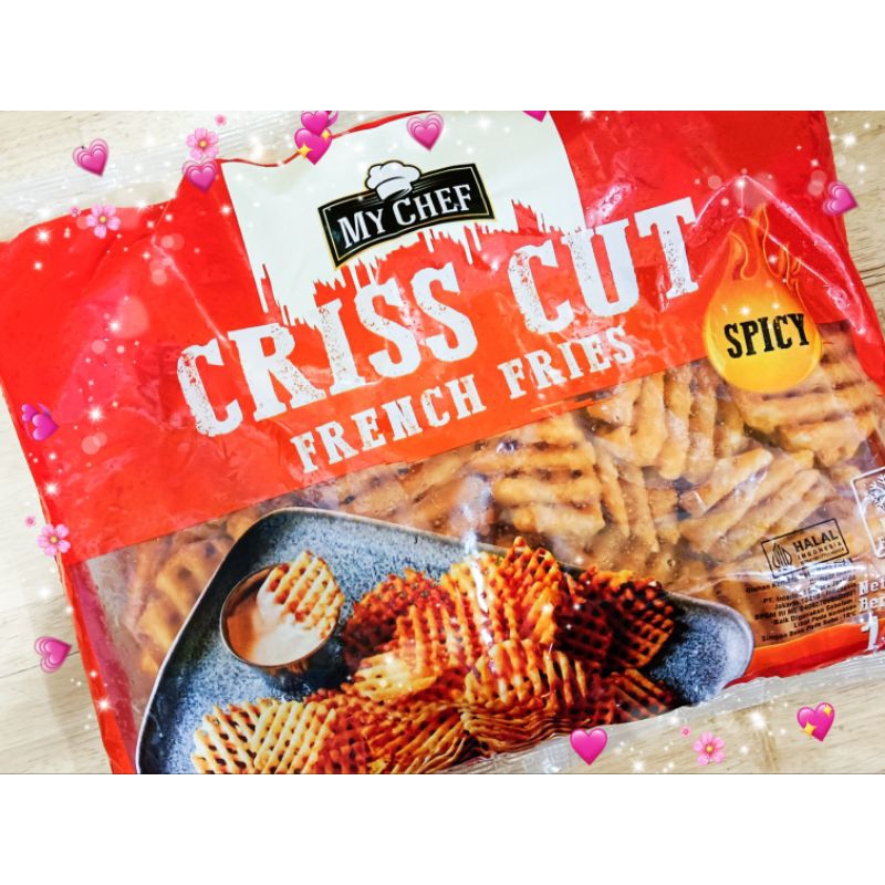 Jual My Chef Criss Cut French Fries Spicy/kentang bentuk waffle 1lg ...