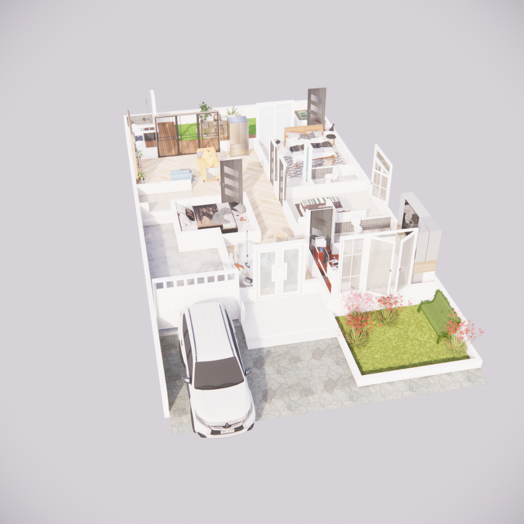 Jual Desain Denah 2D & 3D | Layout Denah Rumah Ruko Toko Gedung Kost ...