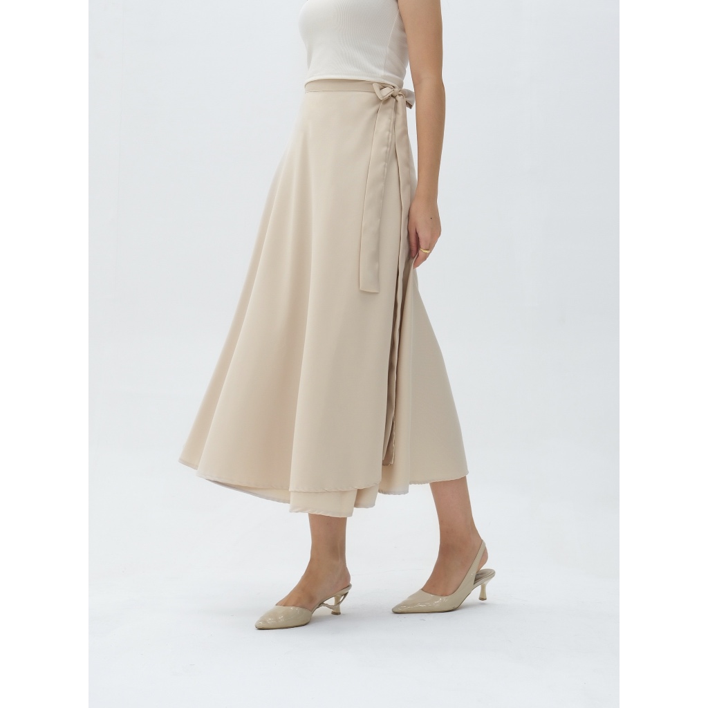 Jual Rok Flare Wanita | Himari Skirt | HULM | Shopee Indonesia