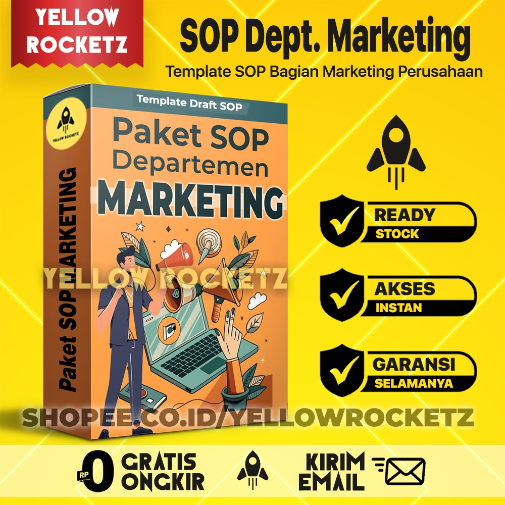 Jual Paket SOP MARKETING - Standar Operasional Procedure Departemen ...
