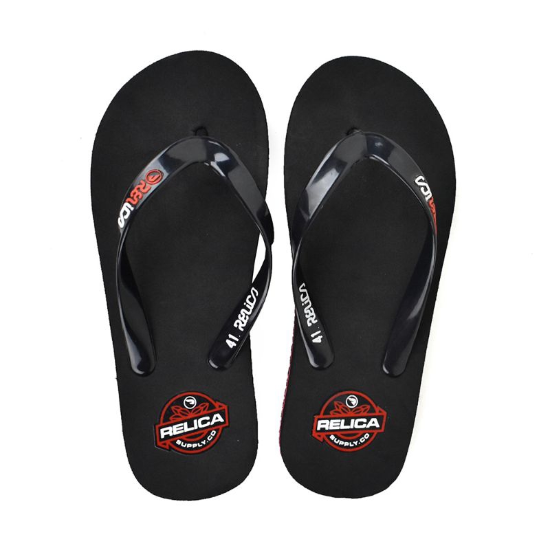 Jual RELICA LEAF-Sandal Jepit Distro Pria Premium Kekinian Sendal Cowok ...