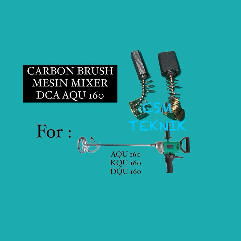 Jual CARBON BRUSH ARANG MESIN MIXER DCA AQU160 ARANG MESIN MIXER DCA ...
