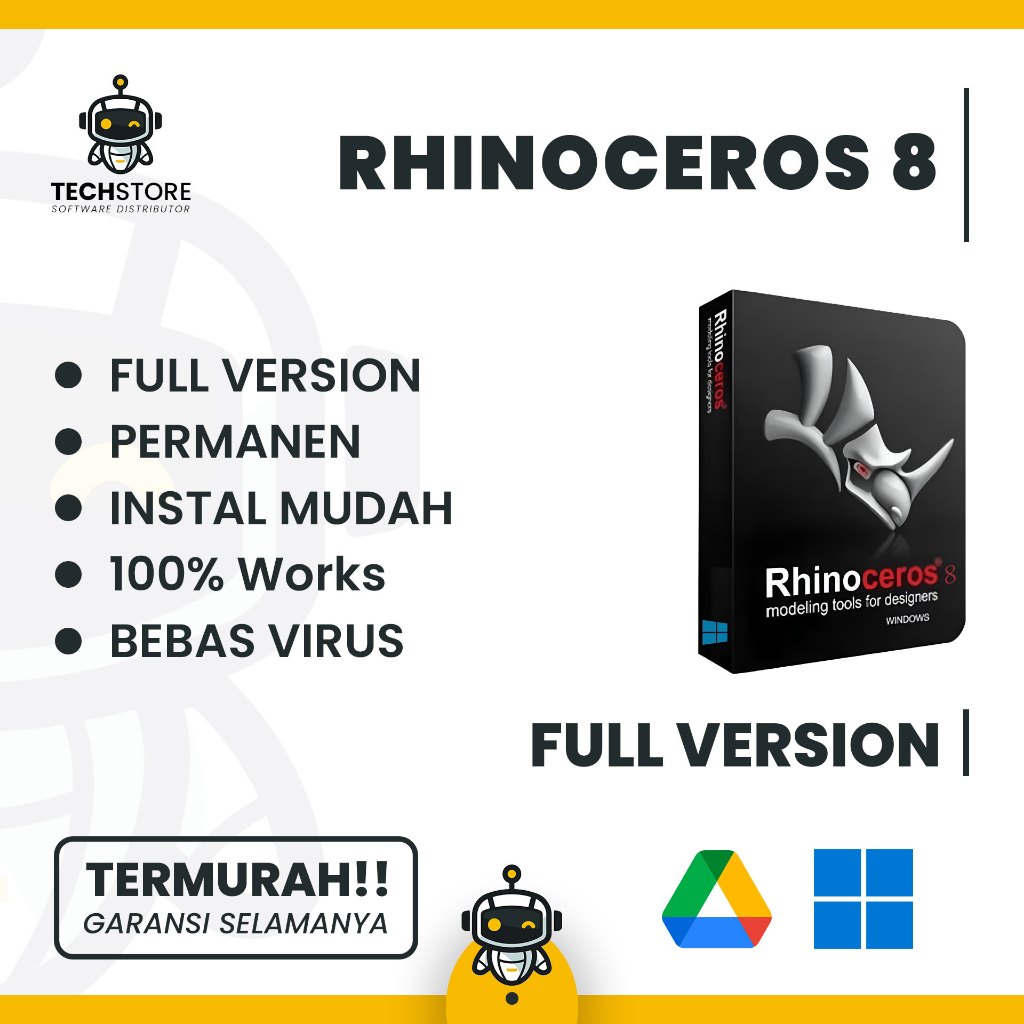 Jual Rhinoceros 8 / Rhino 3D | Windows | Shopee Indonesia