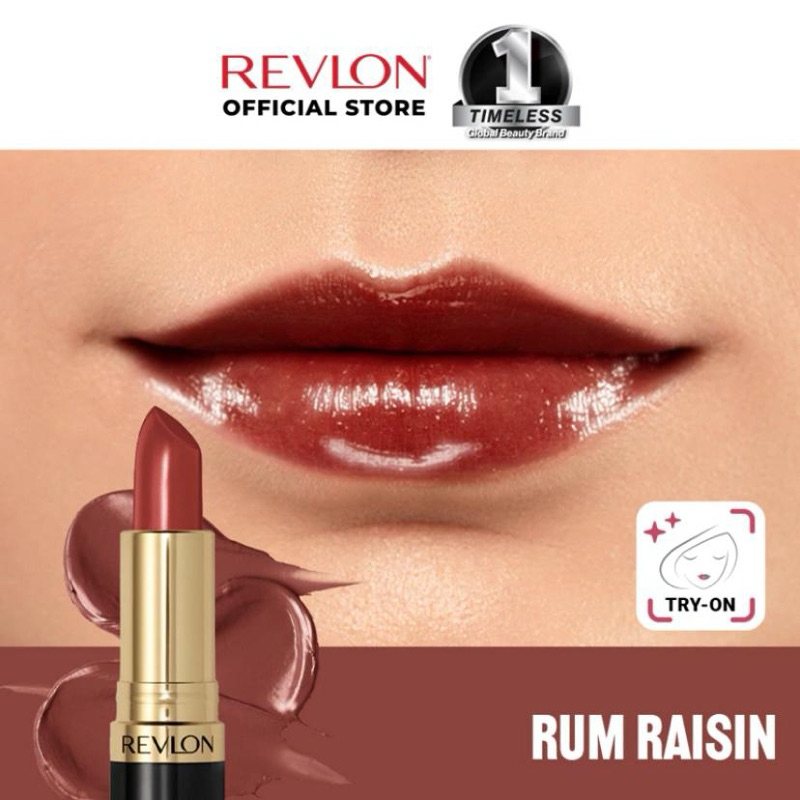 Jual Revlon SuperLustrous Lipstik (535 - Rum Raisin) | Shopee Indonesia