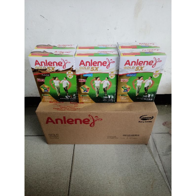 Jual Anlene gold 5x 600g coklat , original , vanilla (exp.feb 2026 ...