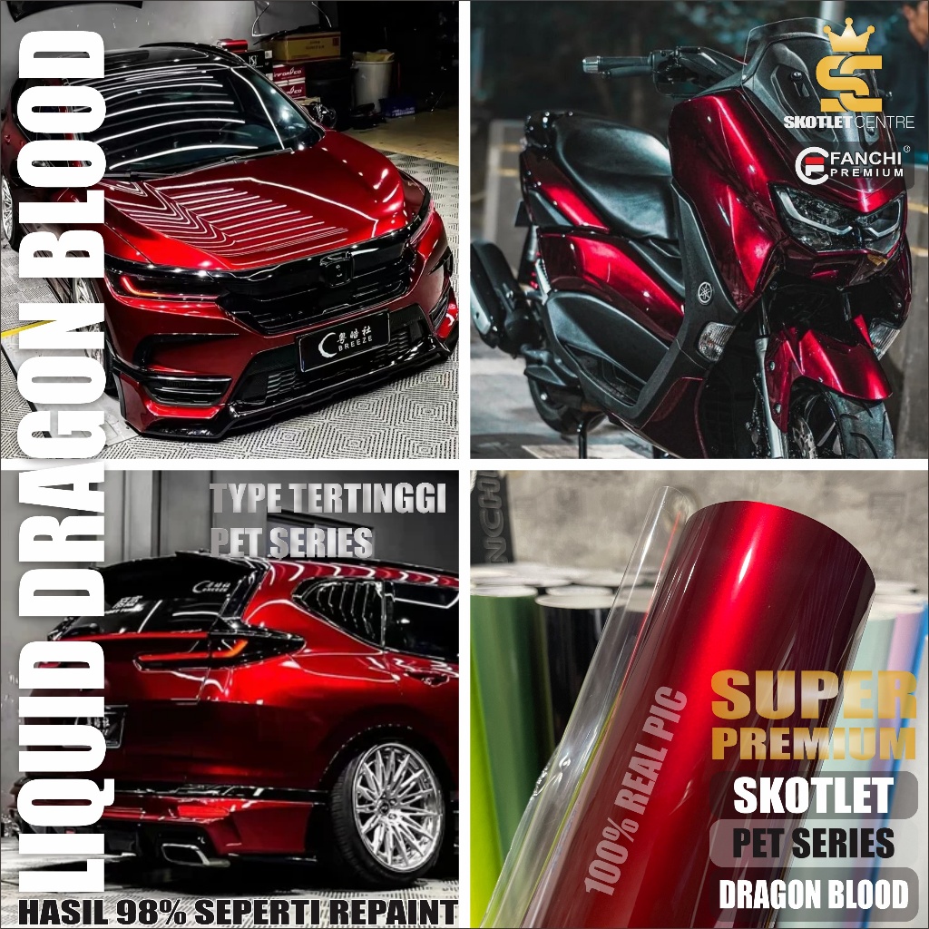 Jual Skotlet Motor Dragon Blood Red Scotlet Merah Mazda Lembayung Hitam ...