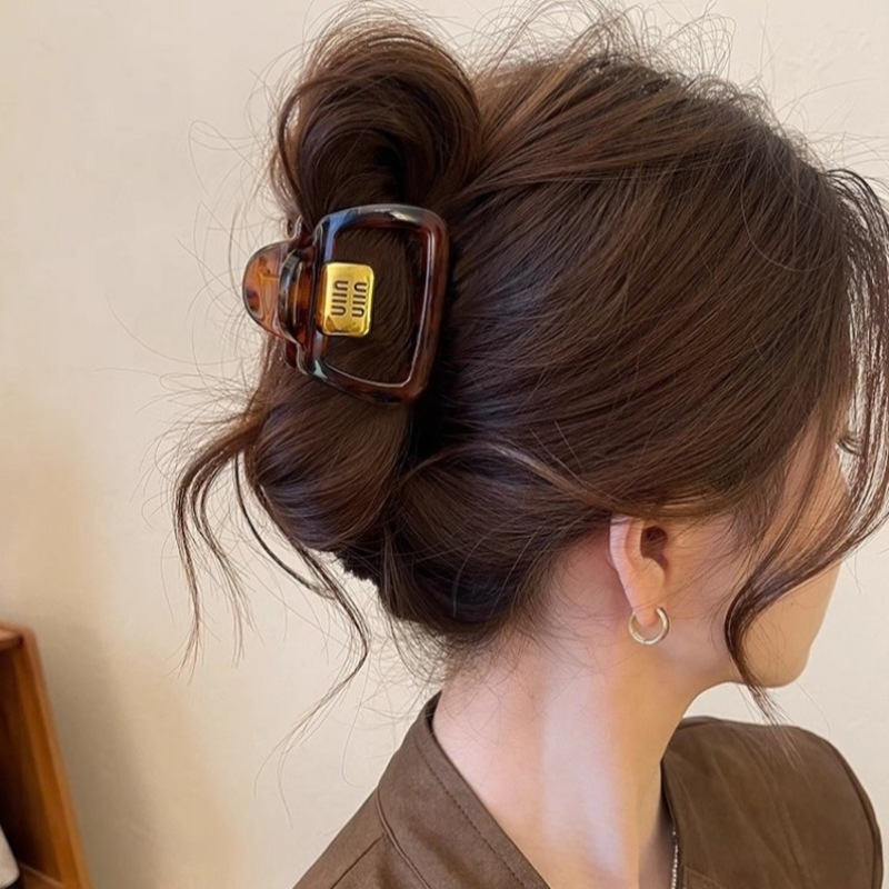 Jual Caliloops Jepit Jedai Rambut Kotak Emas Polos Wanita Dewasa Korea ...