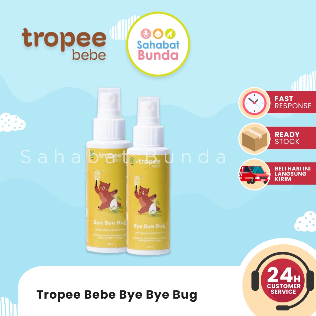 Jual TROPEE Bebe - Bye Bye Bug Spray 100ml | Shopee Indonesia