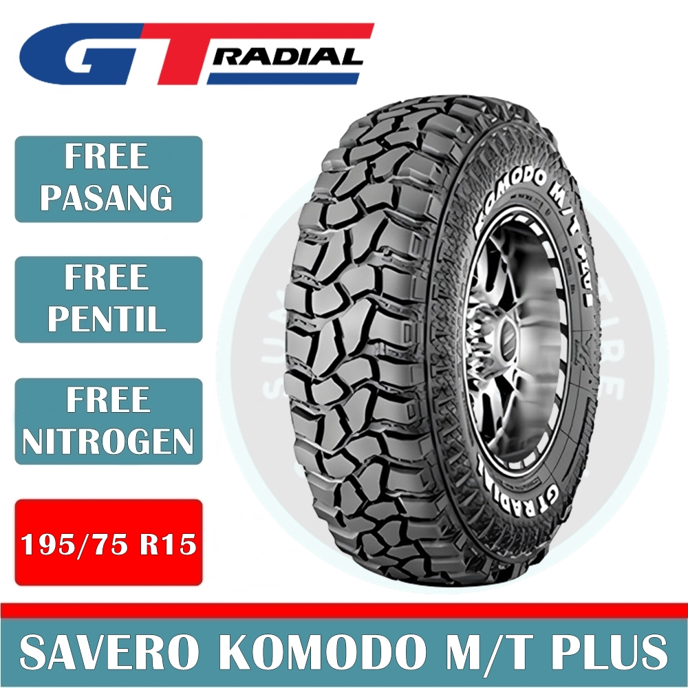 Jual Ban Mobil GT Radial SAVERO KOMODO MT PLUS 195/75 R15 | Shopee ...