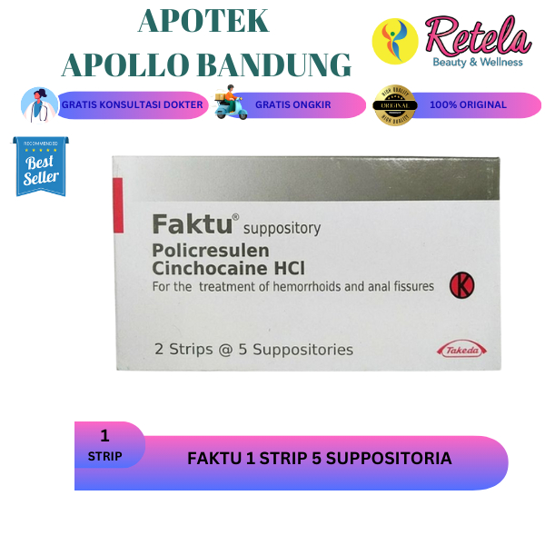 Jual FAKTU 1 STRIP 5 SUPPOSITORIA | Shopee Indonesia