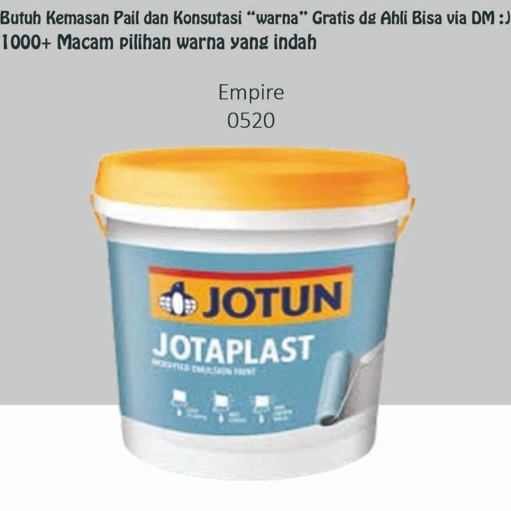 Jual Jotun Jotaplast 3.5L - Empire 0520 (Tinting) | Shopee Indonesia