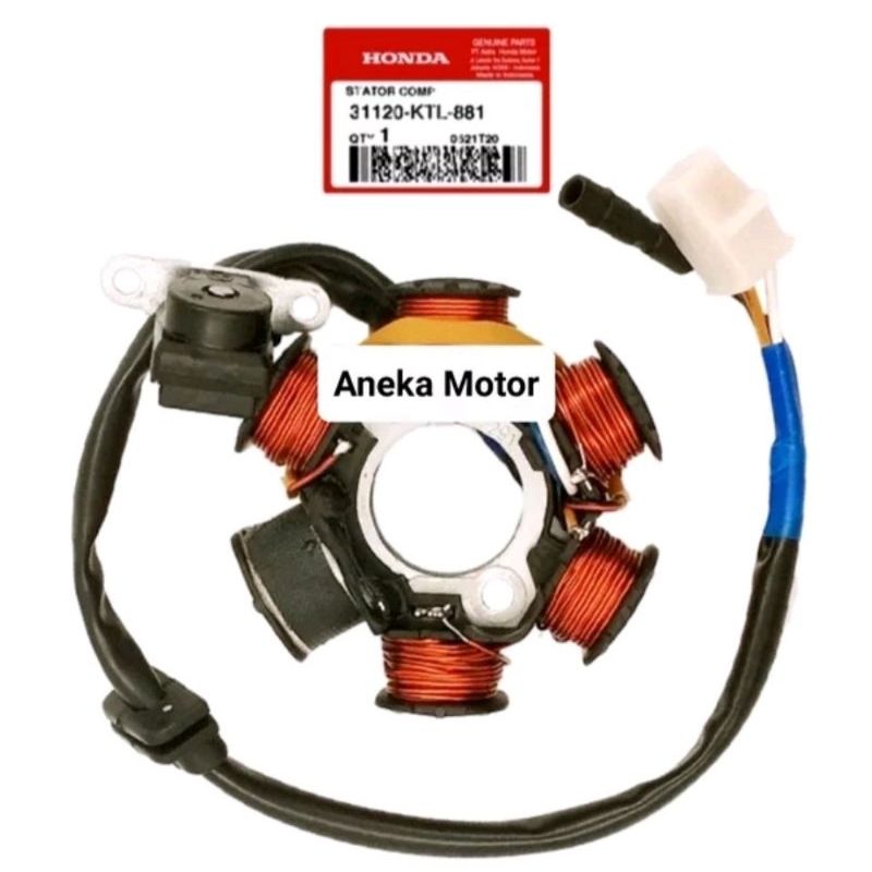 Jual Spul Spull Stator Honda Supra fit KRS Supra Fit New KTL Legenda KFV 100% Original Honda ...