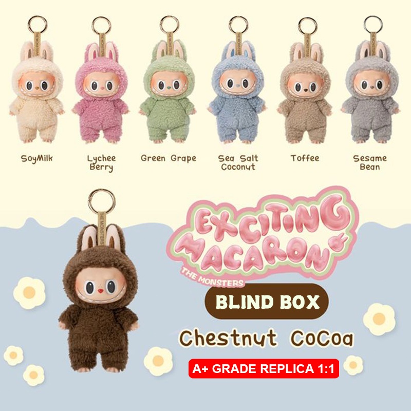 Jual IK3 BONEKA LABUBU V1 Sealed Exciting Macaron Pop Mart Vinyl Face ...