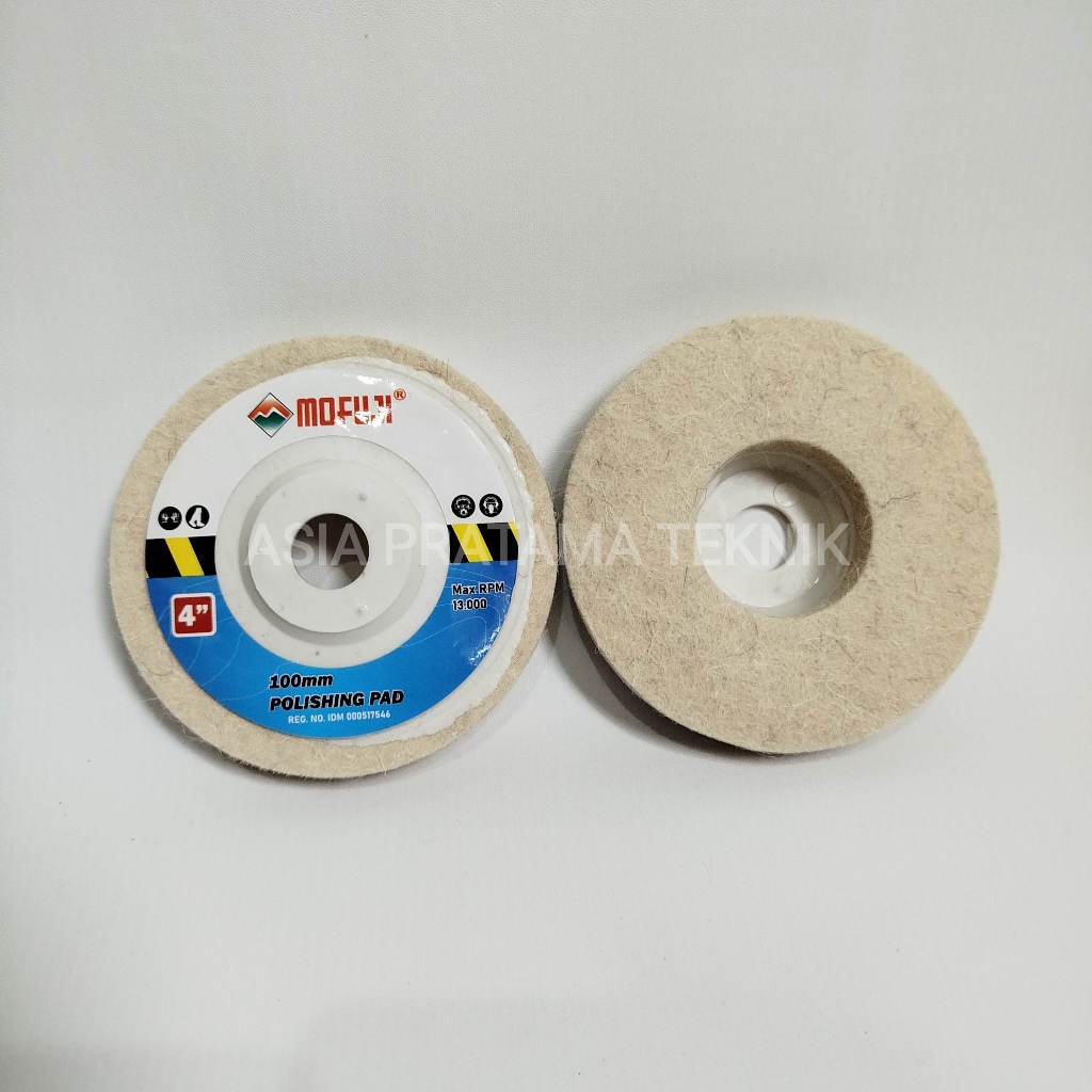 Jual Mata Gerinda Poles 4 Inch / Wool Wheel Mata Poles 4" Body Motor ...