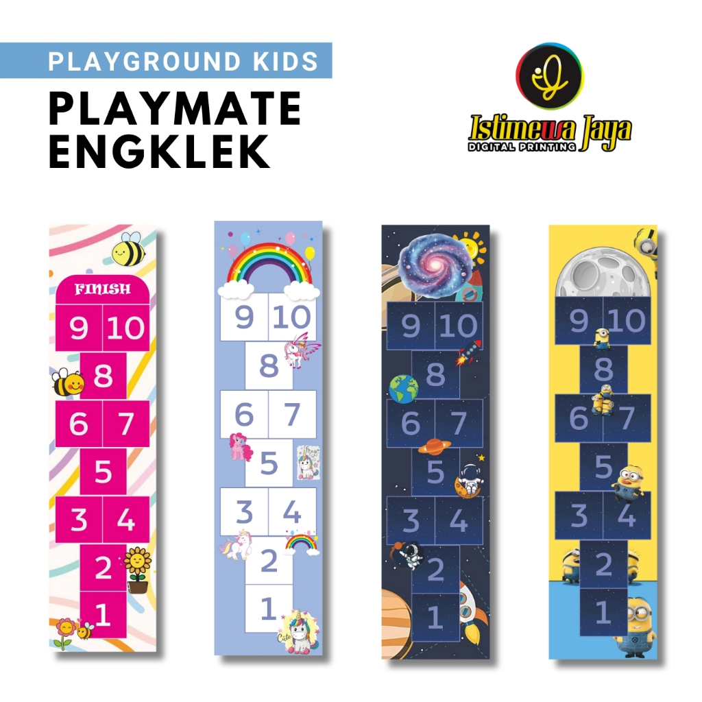 Jual ISTIMEWA PRINTING - Karpet Edukasi Anak Playground Pecle Engklek ...