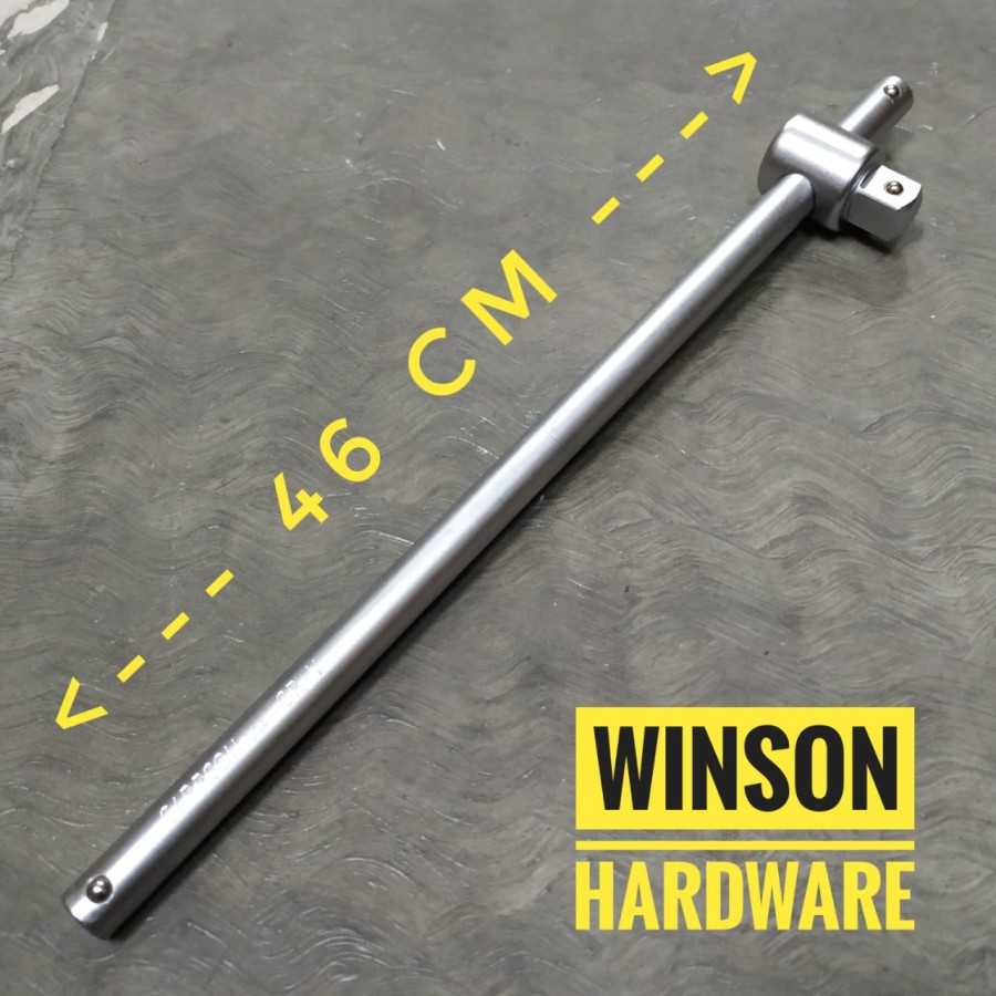 Jual CARRSON Gagang Kunci Sok T 3/4" x 18" | Sliding T Handle 3/4 ...