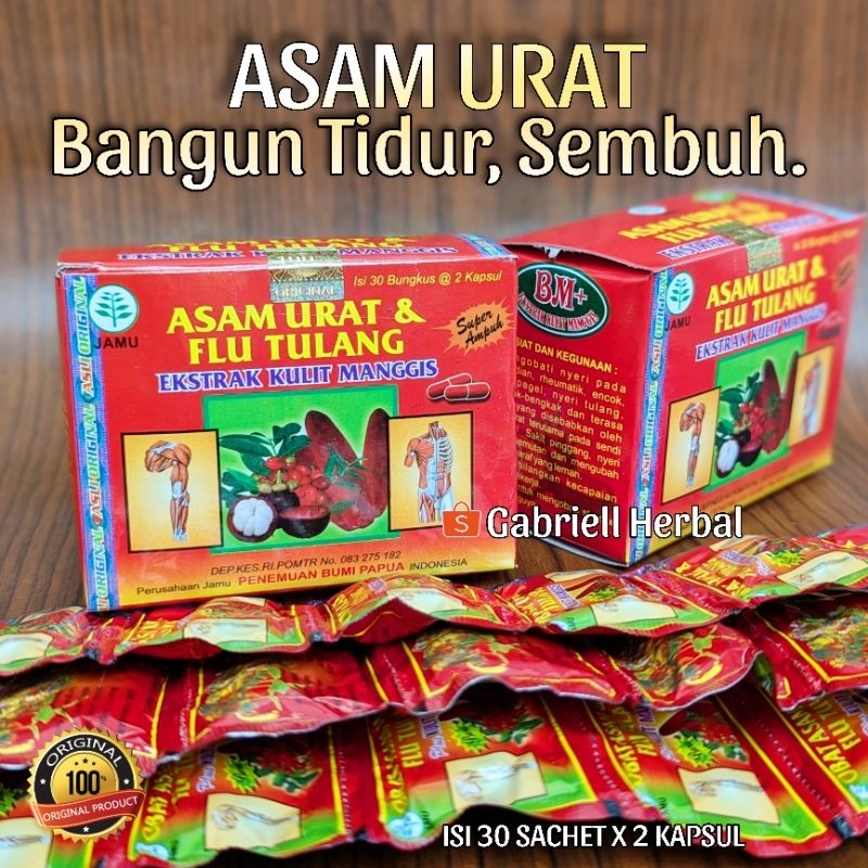 Jual ASAM URAT FLU TULANG EKSTRAK KULIT MANGGIS ORIGINAL PRODUK ...