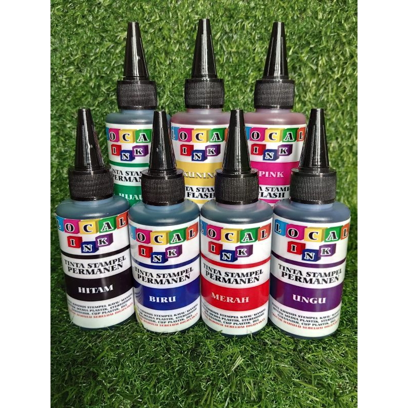 Jual Tinta Stempel PERMANENT Media Plastik / Kain Jenis PIGMEN Buat ...