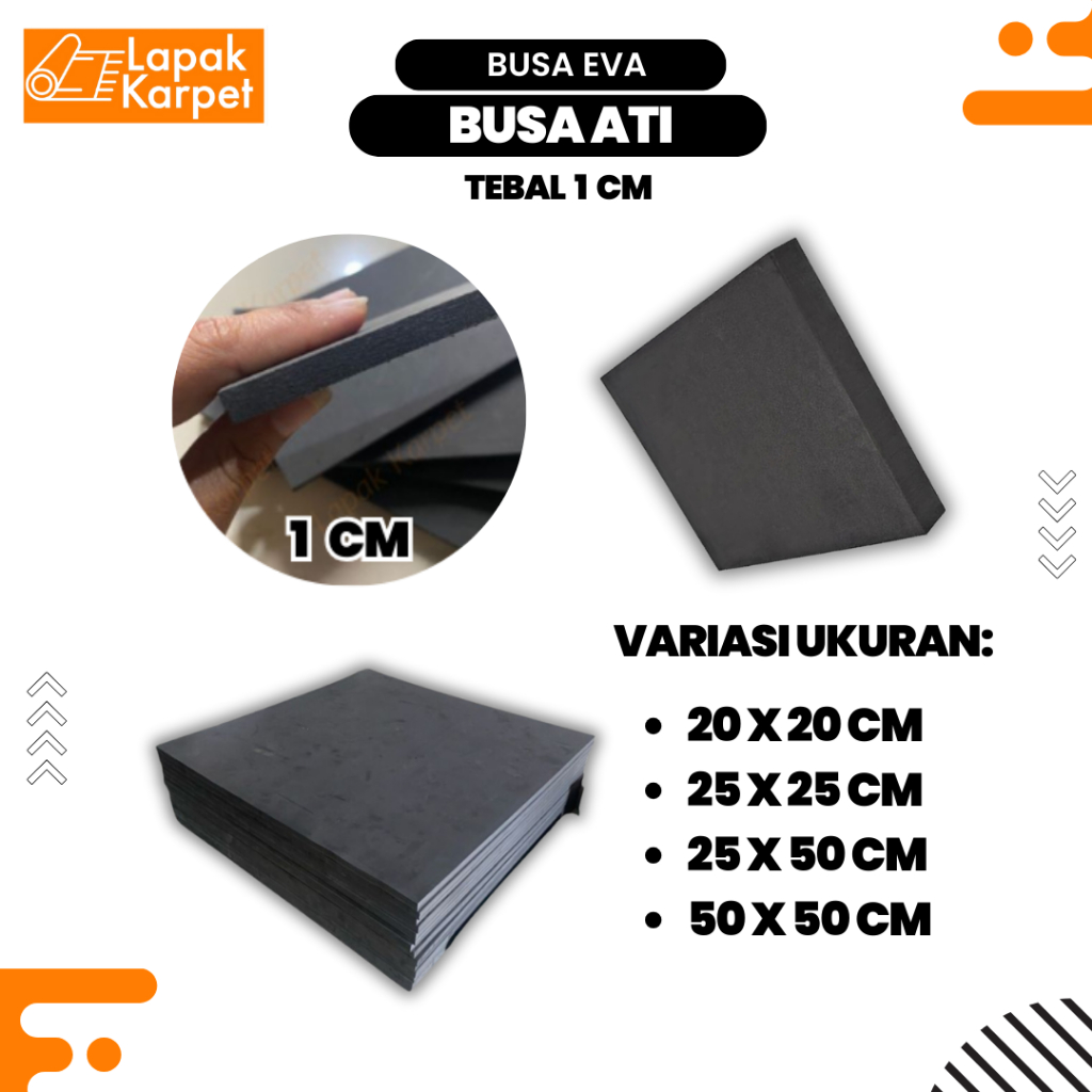 Jual Busa Eva / Busa Ati Ukuran Variasi / Tebal 1 cm | Shopee Indonesia