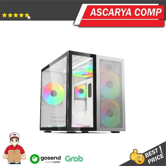 Jual Casing Paradox Gaming T7 Matx Mini ITX - Free 3 Fan ARGB | Shopee ...