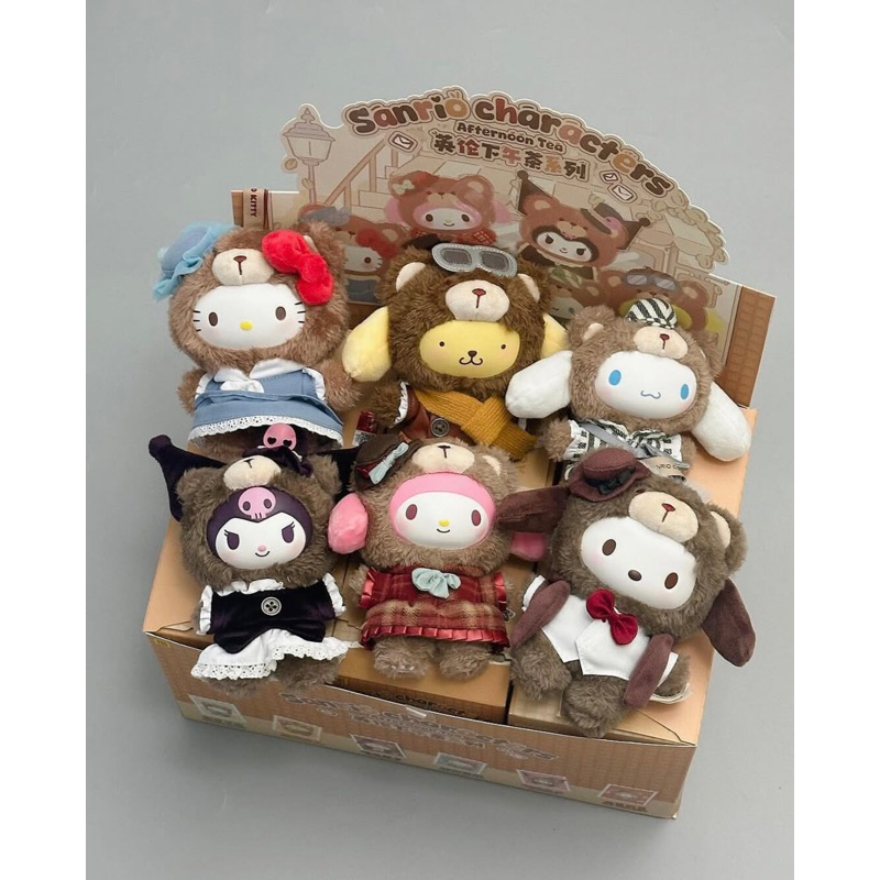 Jual TOPTOY Sanrio Characters Afternoon Tea Vinyl Face Plush Key Chain Blind Box | Shopee Indonesia