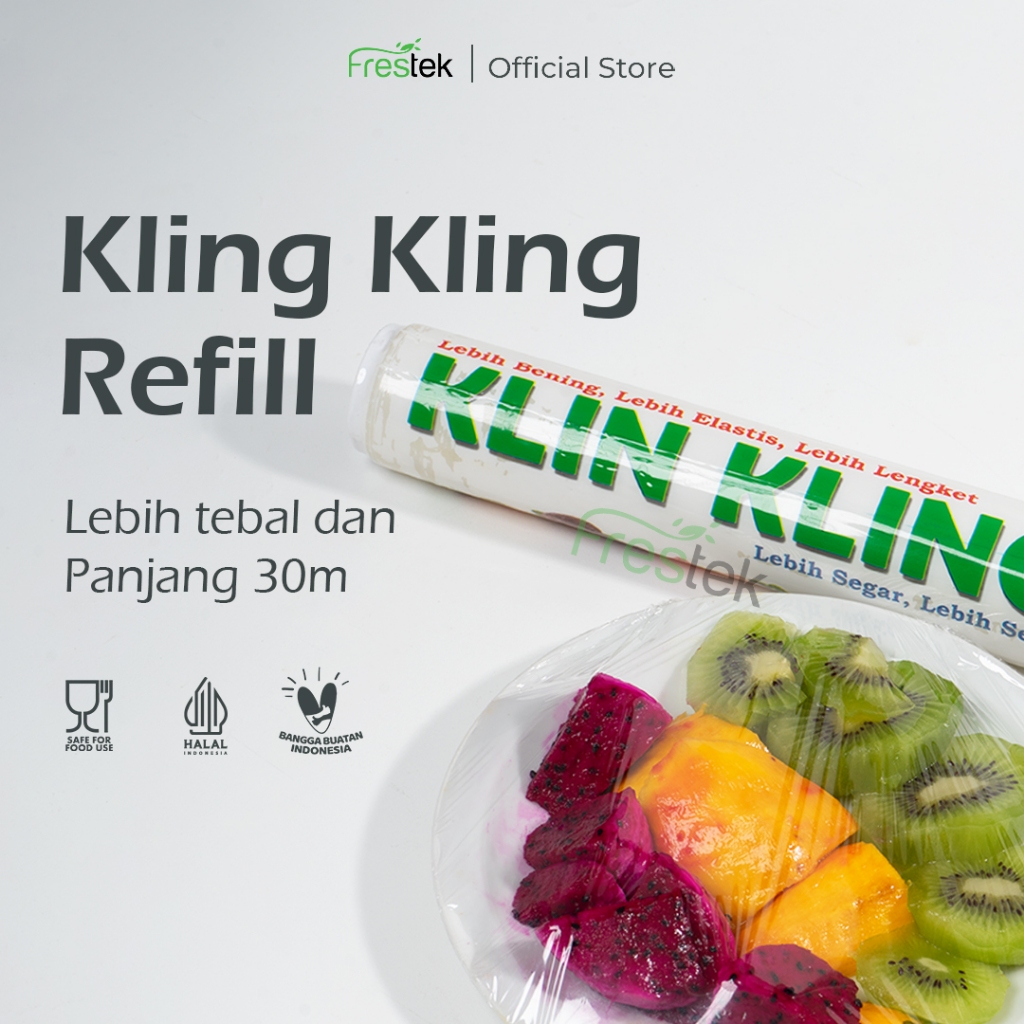 Jual KLIN KLING Plastik Wrapping / Cling Wrap Refill 30m Food Grade ...