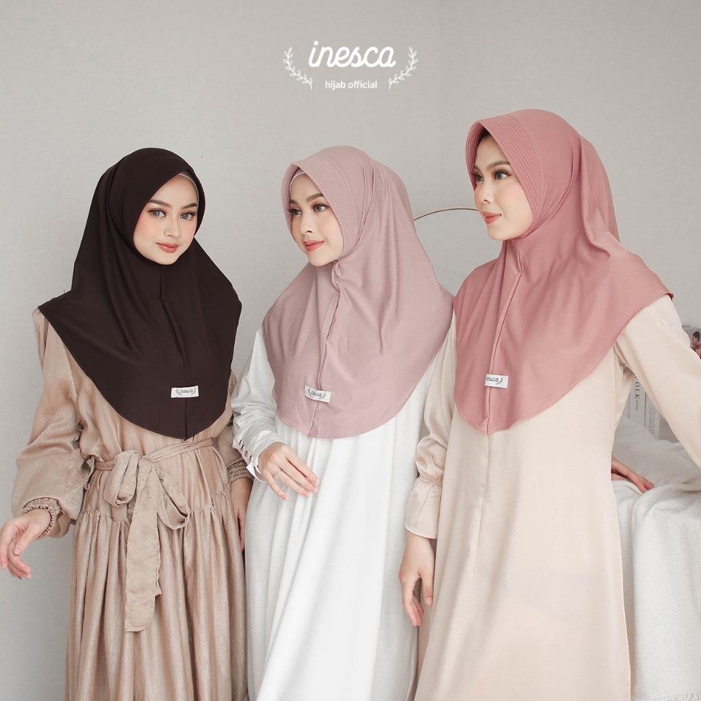 Jual INESCA LUNARA - Bergo S Jersey Pad Premium Tepi Jahit Rapi Instan ...