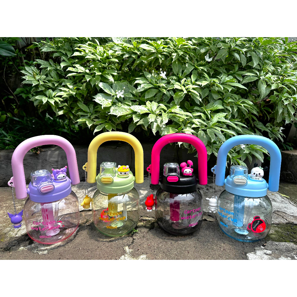 Jual Botol Minum 5062 Infused Handle Transparant BPA FREE Sanrio 850ml ...