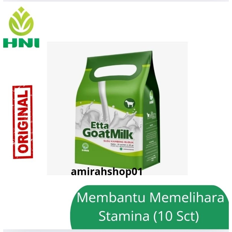 Jual Susu Kambing Etta Goat Milk EGM HNI HPAI Original Bandung | Shopee ...