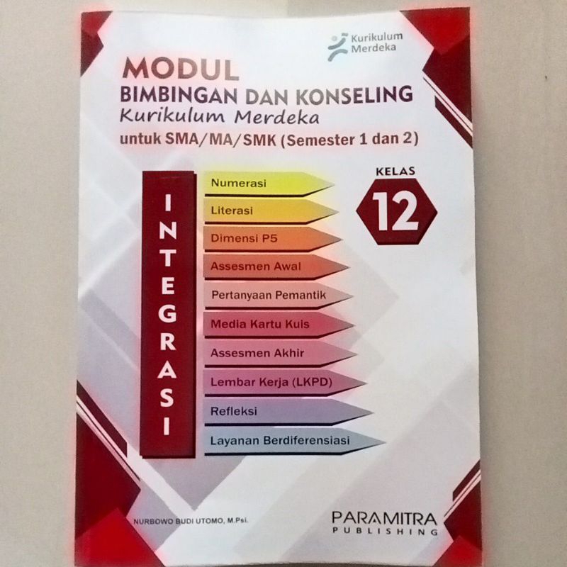 Jual Paramitra Publishing Modul Bimbingan dan Konseling Kurikulum Merdeka untuk SMA/MA/SMK ...