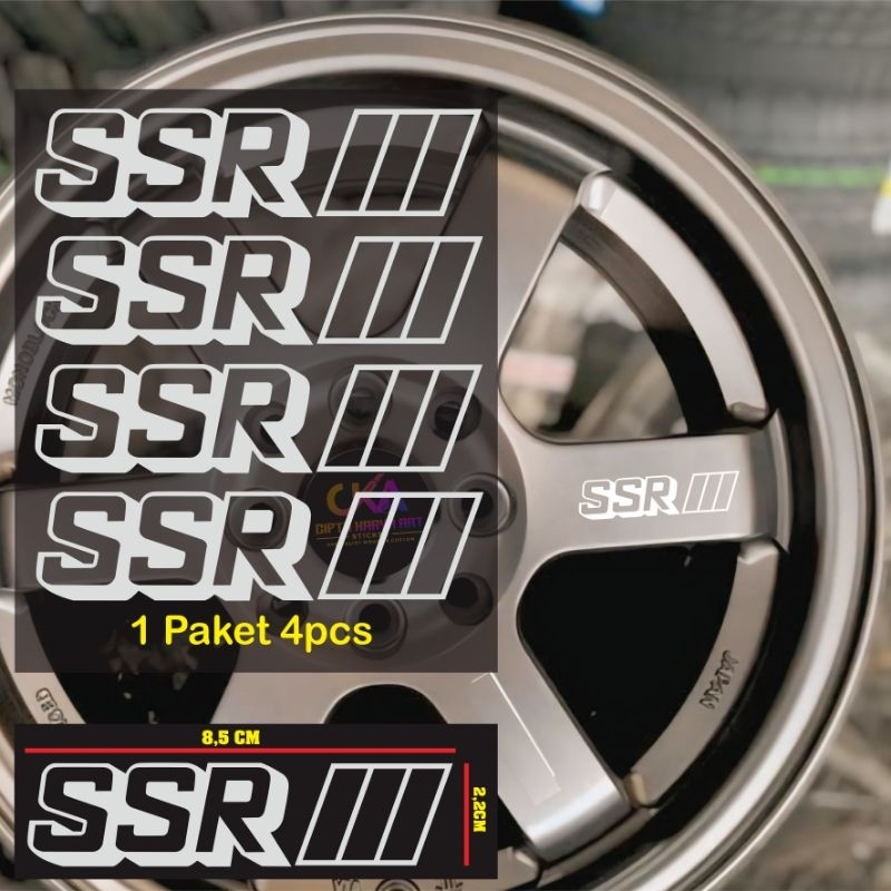 Jual sticker cutting SSR velg mobil universal, BMW murah | Shopee Indonesia