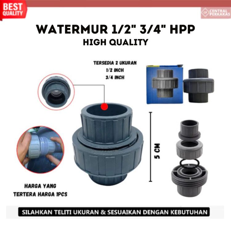 Jual Watermur 1/2 inch 3/4 inch HPP High Quality / Watermur Pipe HPP ...