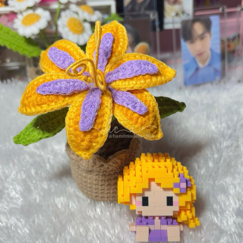 Jual Sundrop Crochet (Bunga Rapunzel-Tangled Rajut) | Shopee Indonesia