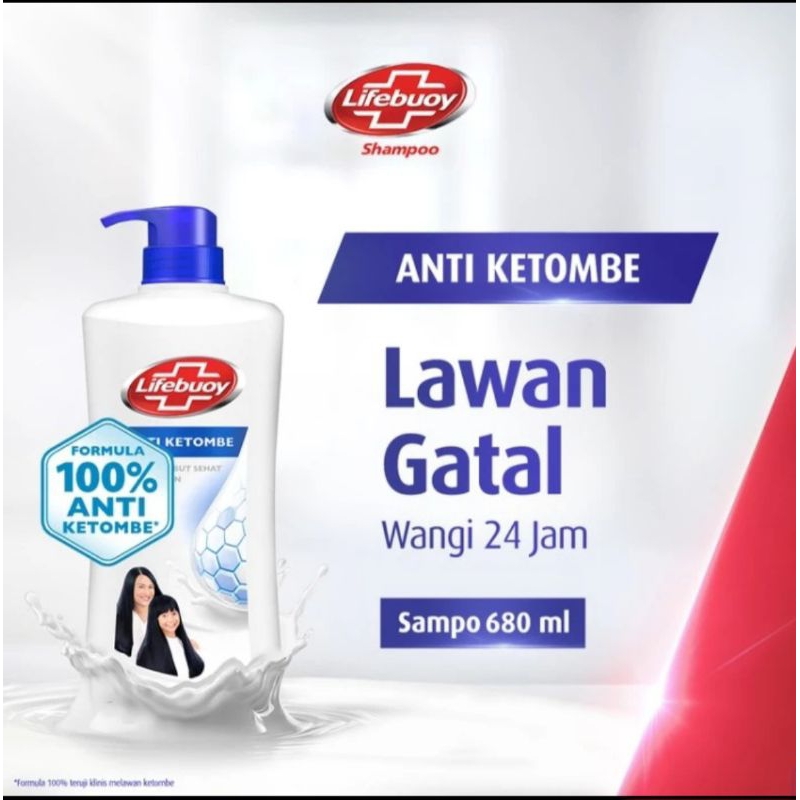 Jual Lifebuoy Shampoo Anti Ketombe Botol Pump 680ml | Shopee Indonesia