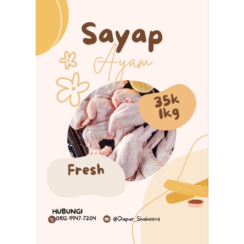 Jual sayap Ayam fresh 1kg | Shopee Indonesia