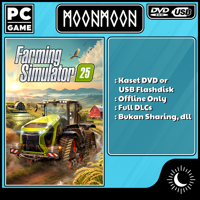 Jual Farming Simulator 25 (2024) Full DLCs Game PC Laptop | Shopee ...