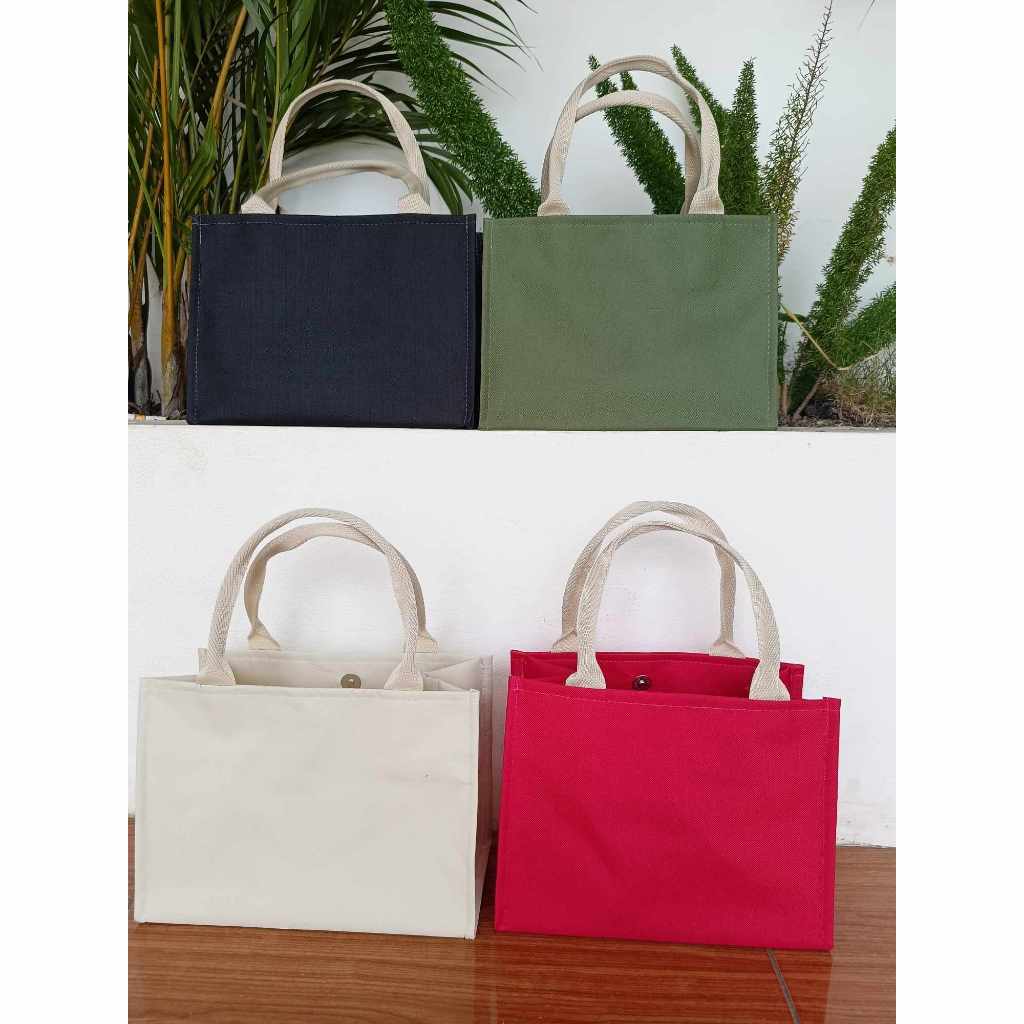 Jual Tote bag tas shovenir denim D300 GENTONG BANDUNG | Shopee Indonesia