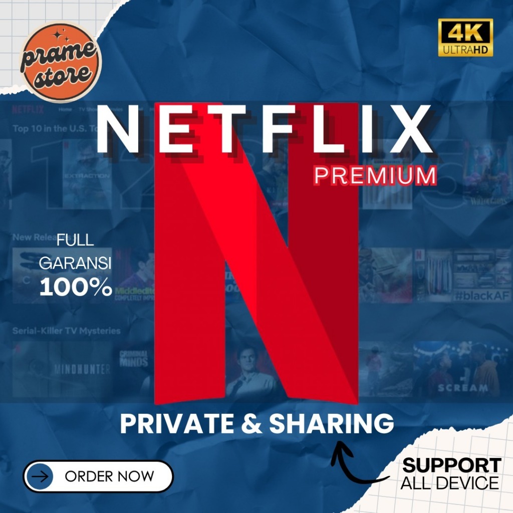 Jual NETFLIK PREMIUM HD 4K FULL GARANSI ANTI NIPU DURASI | Shopee Indonesia